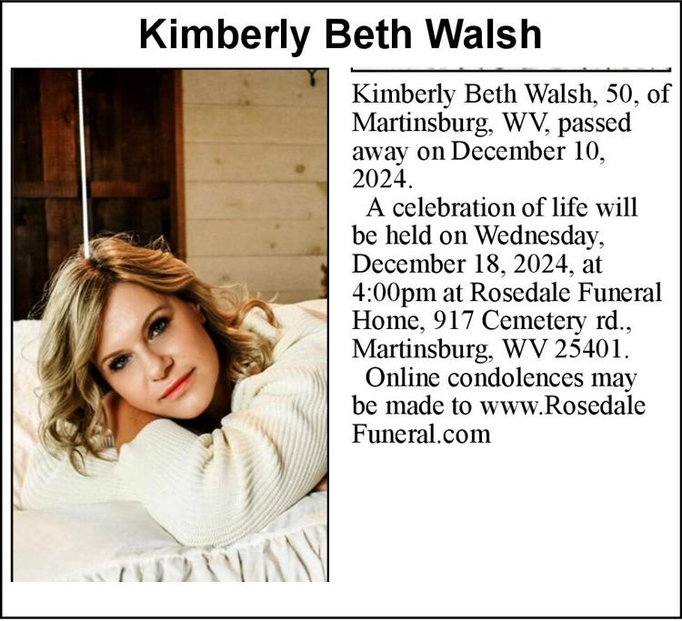 Kimberly Beth Walsh | Obituaries | journal-news.net