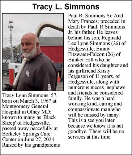 Tracy L. Simmons | Obituaries | journal-news.net