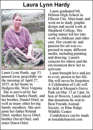 Laura Lynn Hardy | Obituaries | journal-news.net