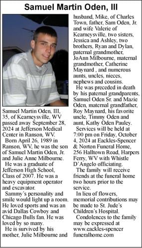 Samuel Martin Oden, III | Obituaries | journal-news.net