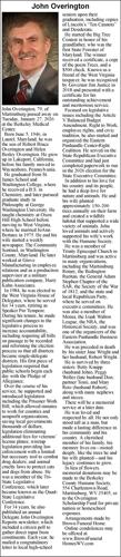 John Overington | Obituaries | journal-news.net