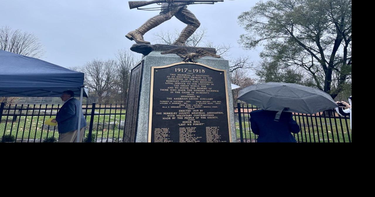 Doughboy statue official rededicated after Veterans Day program at War ...