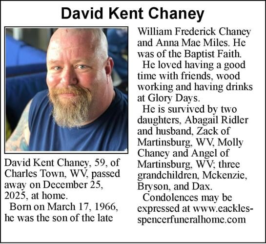 David Kent Chaney | Obituaries | journal-news.net