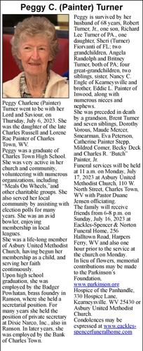 Peggy C. (Painter) Turner | Obituaries | journal-news.net