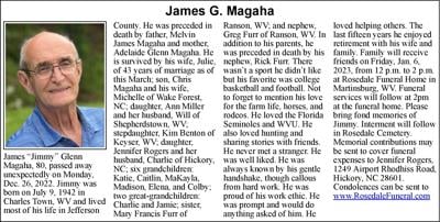 James G. Magaha | Obituaries | journal-news.net