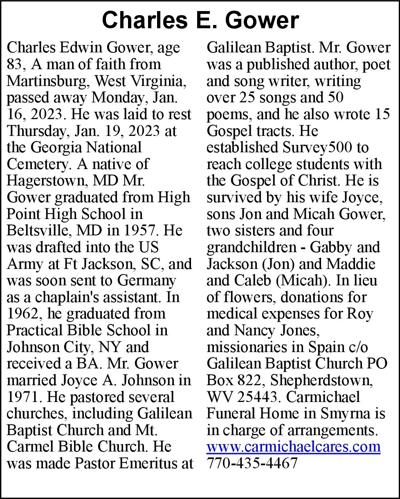 Charles E. Gower | Obituaries | journal-news.net