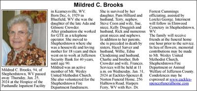 Mildred C. Brooks | Obituaries | journal-news.net