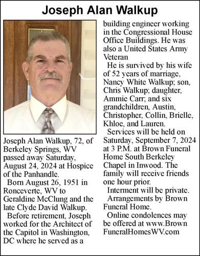 Joseph Alan Walkup | Obituaries | journal-news.net