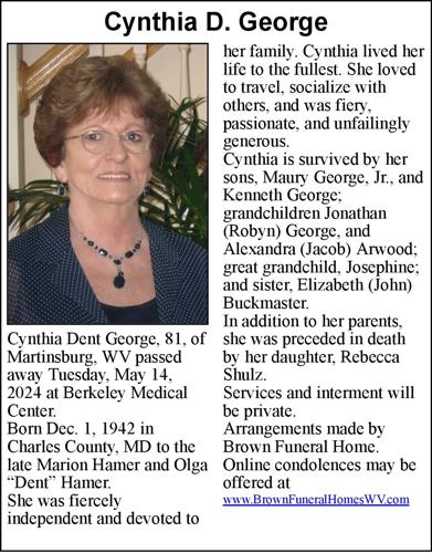 Cynthia D. George | Obituaries | journal-news.net