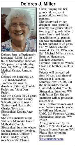 Delores J. Miller | Obituaries | journal-news.net