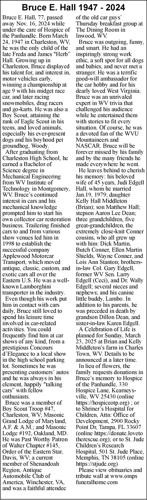 Bruce E. Hall 1947 - 2024 | Obituaries | journal-news.net