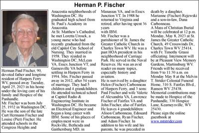 Herman P. Fischer | Obituaries | journal-news.net