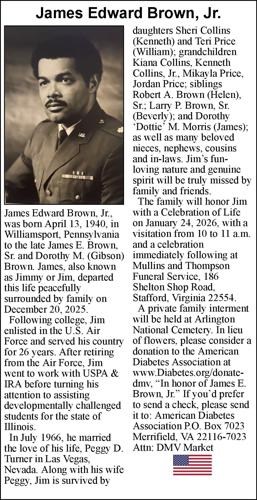 James Edward Brown, Jr. | Obituaries | journal-news.net