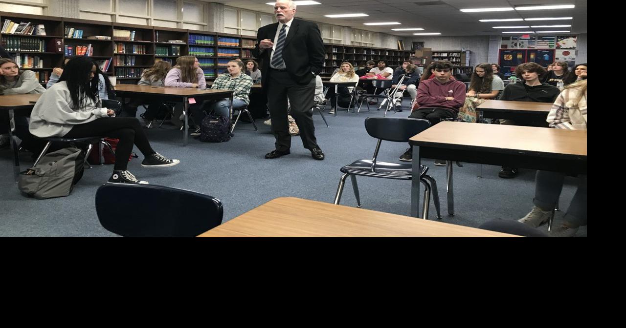Chief Justice Hutchison, Circuit Judge Carl speak to Hedgesville High ...
