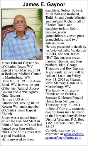 James E. Gaynor | Obituaries | journal-news.net