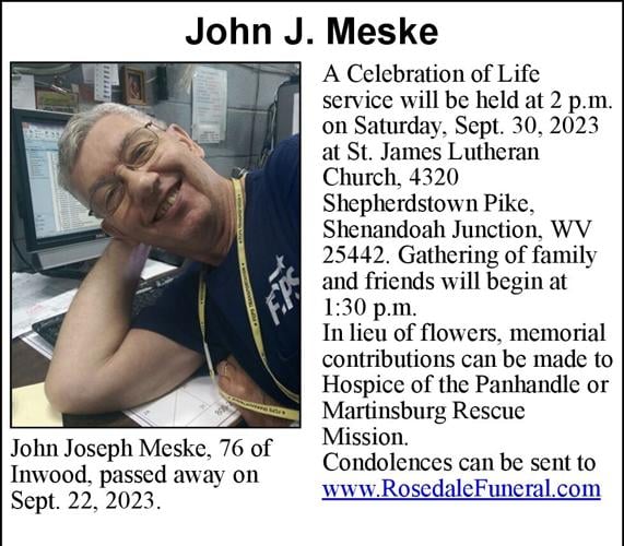 John J. Meske | Obituaries | journal-news.net