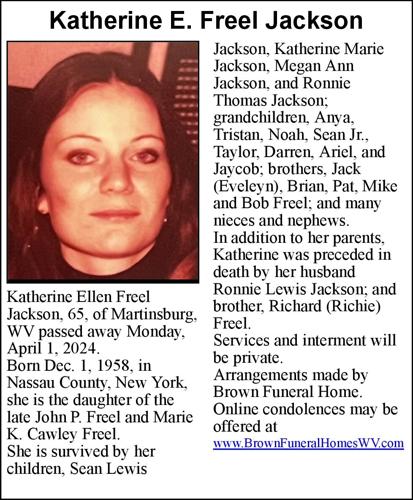 Katherine E. Freel Jackson | Obituaries | journal-news.net