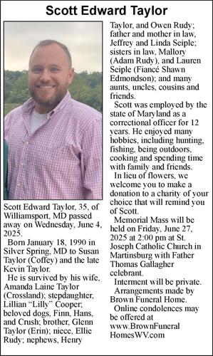 Scott Edward Taylor | Obituaries | journal-news.net