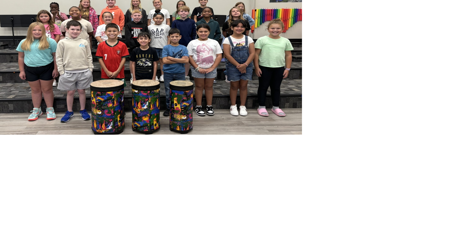 Friends of Music donates drum to Tomahawk Intermediate School ...