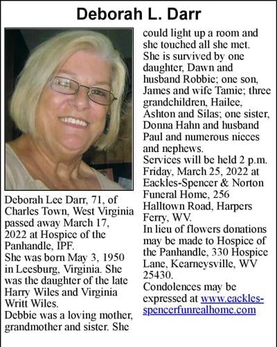 Deborah L. Darr | Obituaries | journal-news.net