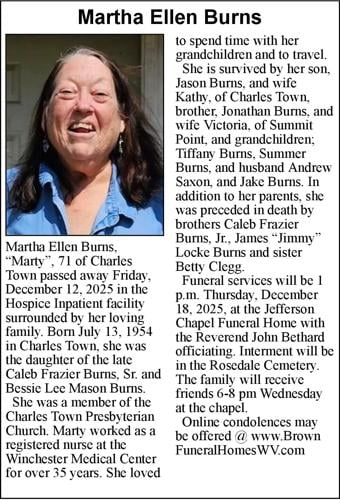 Martha Ellen Burns | Obituaries | journal-news.net