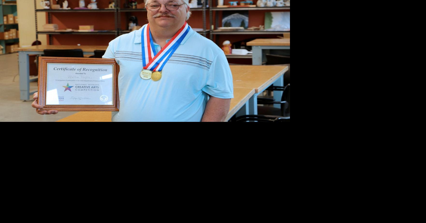 Metal Work and Mosaics bring joy to local veteran | Journal-news ...