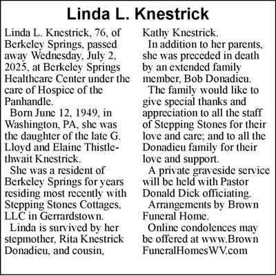 Linda L. Knestrick | Obituaries | journal-news.net