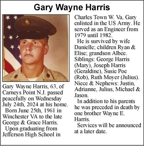 Gary Wayne Harris | Obituaries | journal-news.net