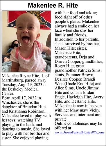 Makenlee R. Hite | Obituaries | journal-news.net