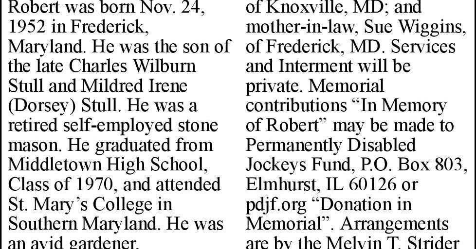 Robert L. Stull | Obituaries | journal-news.net