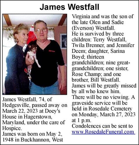 James Westfall | Obituaries | journal-news.net