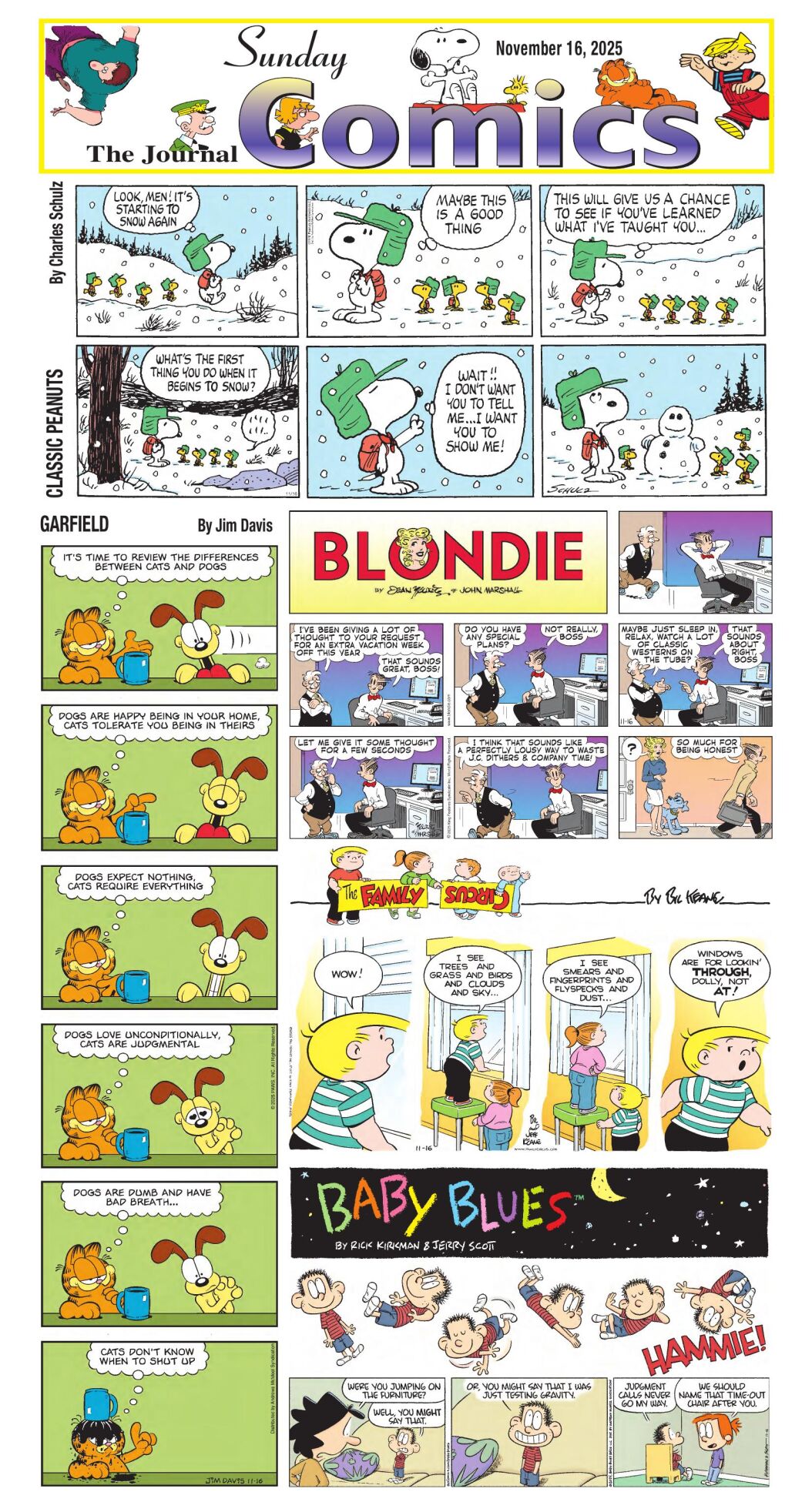 Comics Section | November 12, 2025 | Sections | journal-news.net