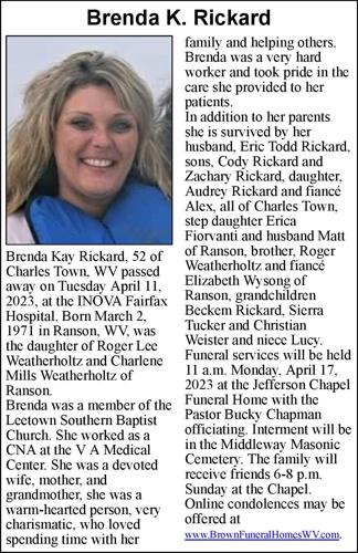 Brenda K. Rickard | Obituaries | journal-news.net