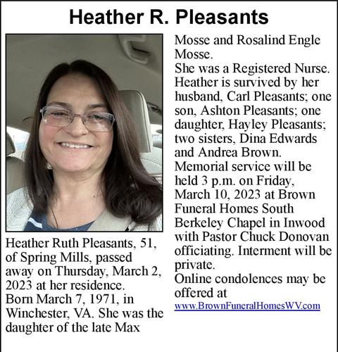 Heather R. Pleasants | Obituaries | journal-news.net