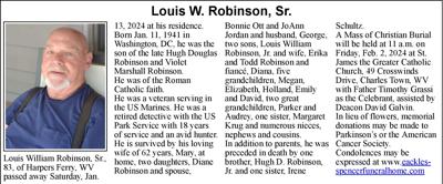 Louis W. Robinson, Sr. | Obituaries | journal-news.net