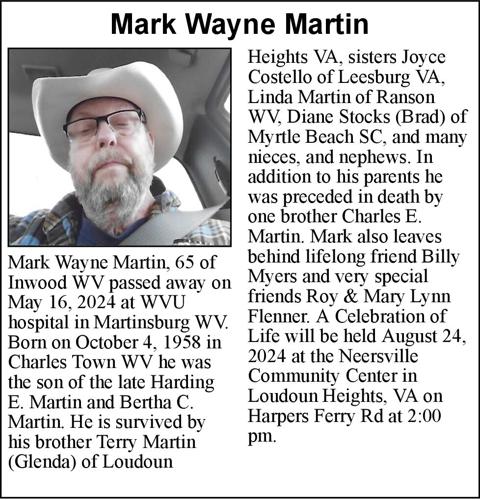 Mark Wayne Martin | Obituaries | journal-news.net