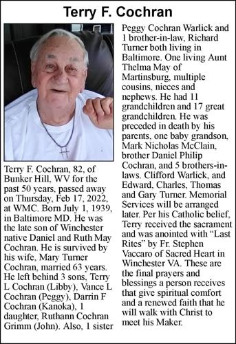 Terry F. Cochran | Obituaries | journal-news.net