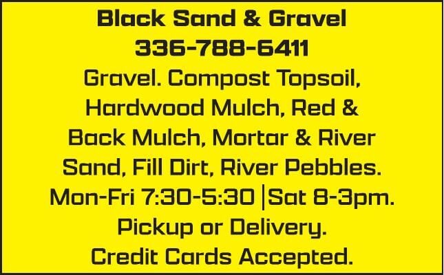 BLACK SAND AND GRAVEL CO.
