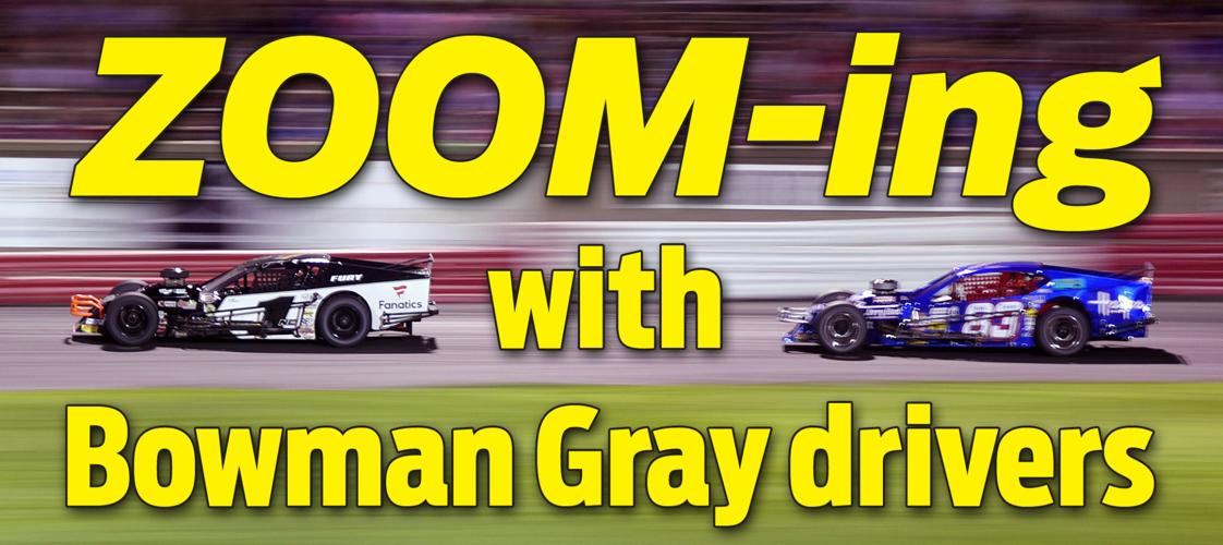 Zooming with Bowman Gray Stadium driver Randy Buttner