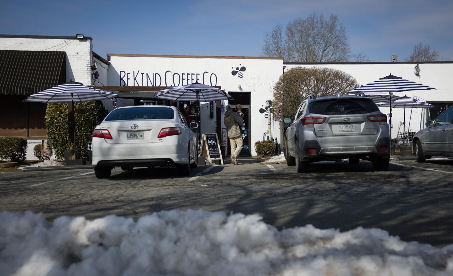 Be Kind Coffee Co. Clemmons weathering Triad winter storms