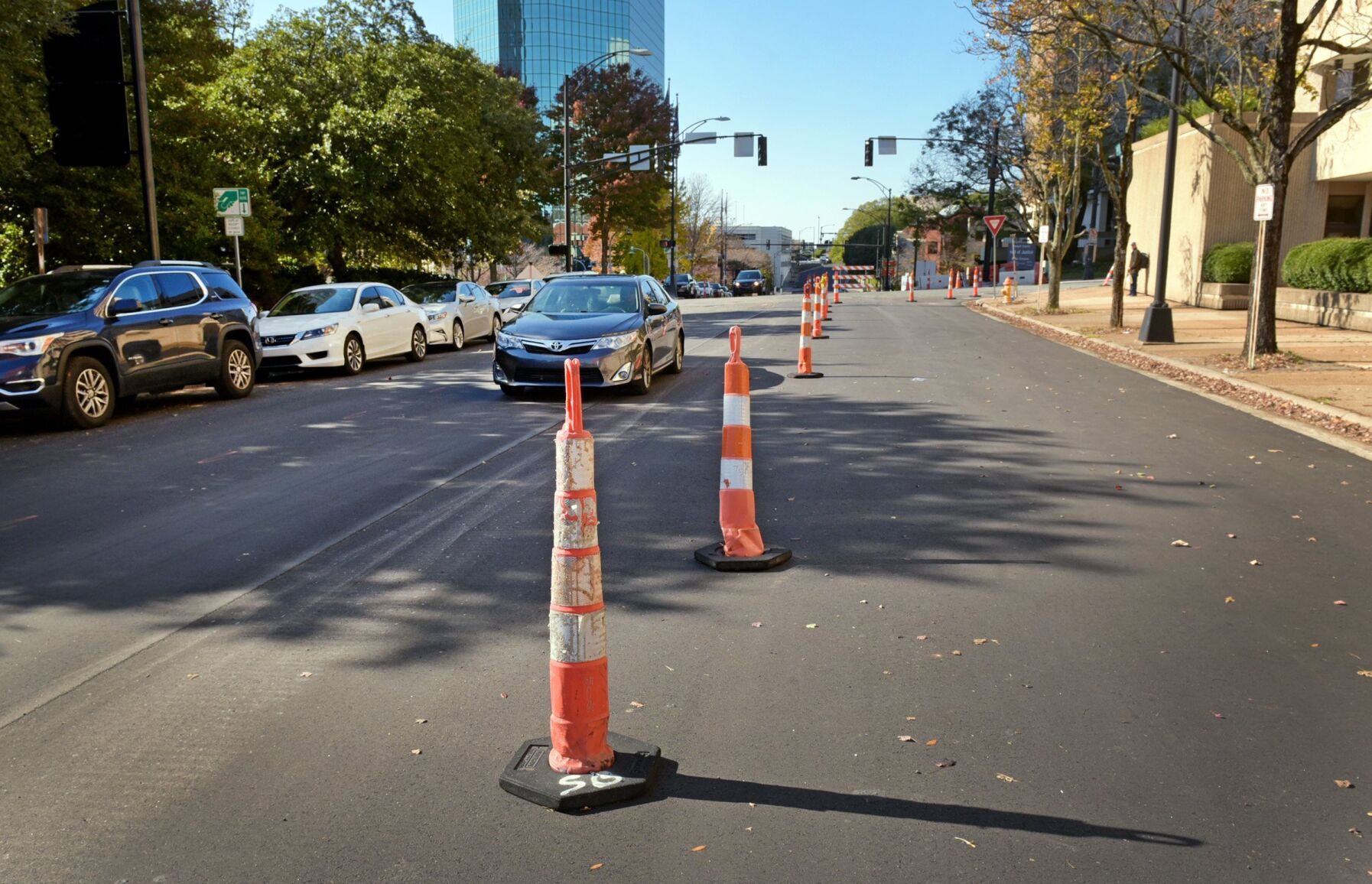 Winston-Salem nears opening of First and Second streets to two-way traffic