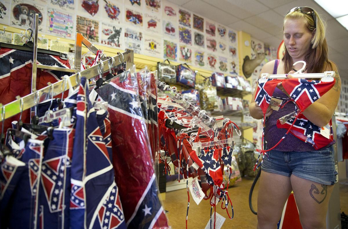 Flags to bikinis: Burlington store specializes in Confederate ...