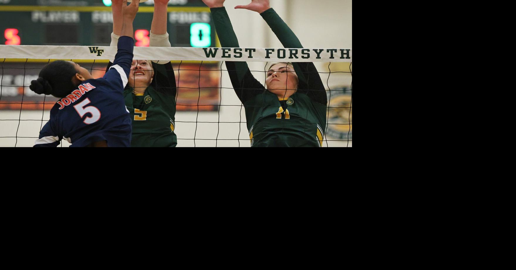 Photos of West Forsyth volleyball's win in 8A state semis