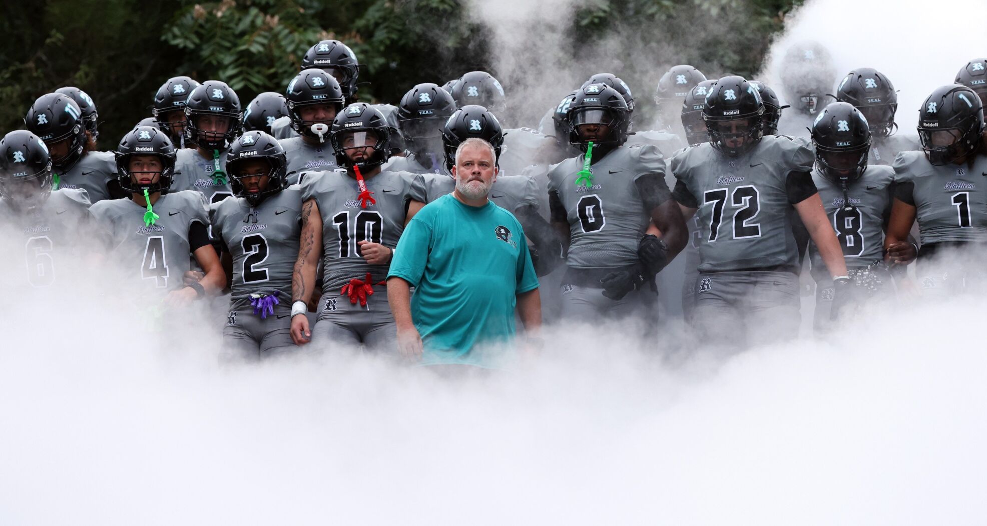 photos from Reagan football's opener against Mount Tabor