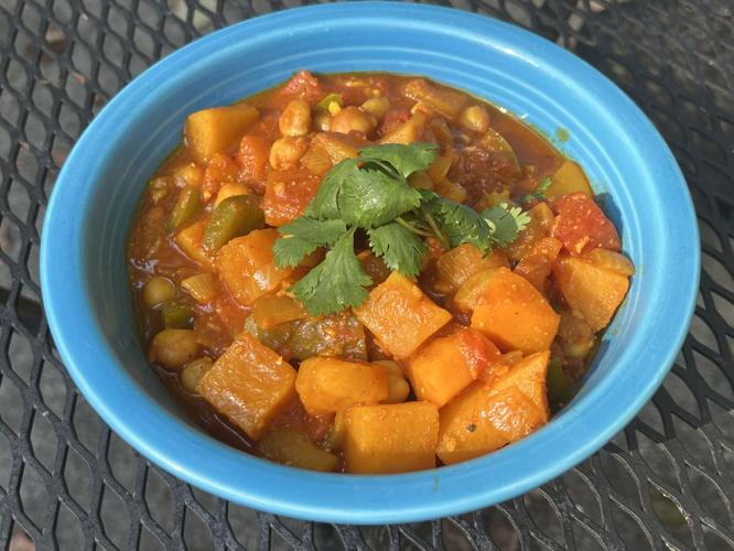 Pumpkin, chickpeas combine with Moroccan spice for fall stew