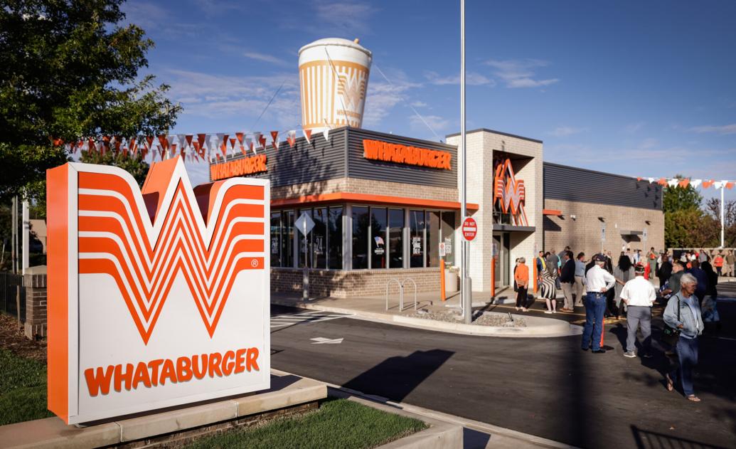 Texas burger chain Whataburger grand opening Winston-Salem