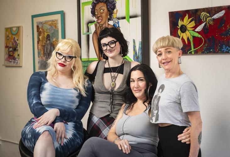 Dye Pretty duo combines hair salon with art gallery