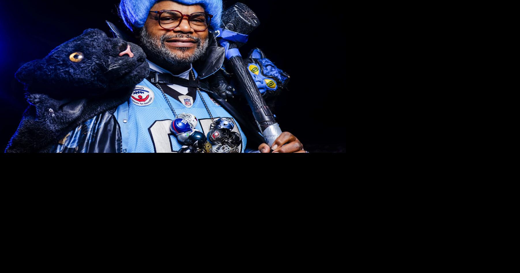 Greg 'Catman' Good of Winston-Salem, renowned Carolina Panthers fan ...