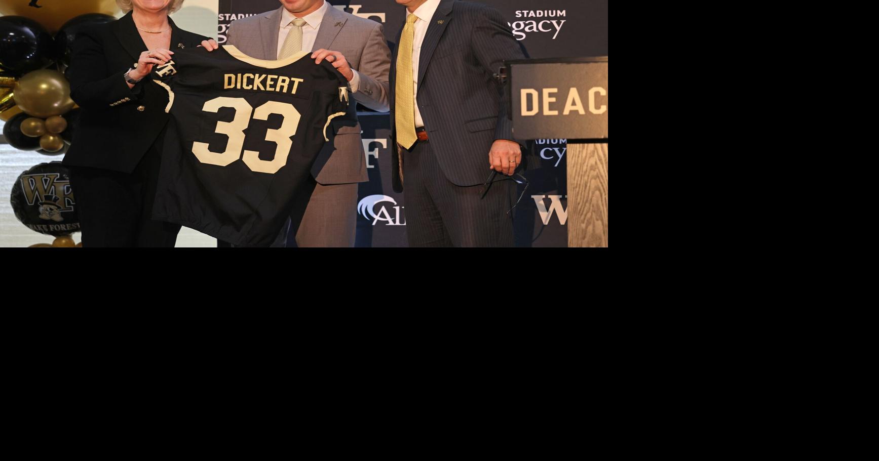 PHOTOS: Wake Forest introduces Jake Dickert as head football coach