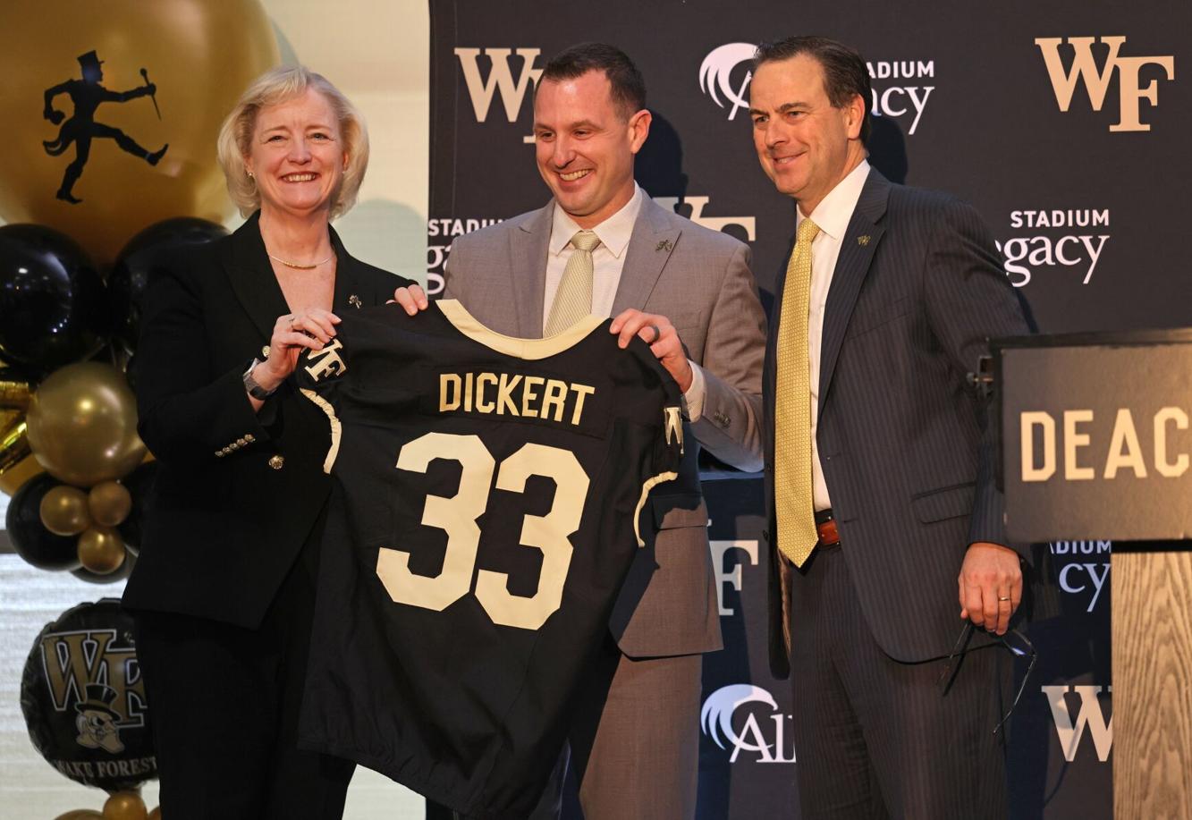PHOTOS: Wake Forest introduces Jake Dickert as head football coach